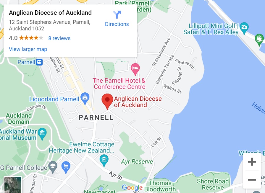 Contact - Anglican Diocese of Auckland